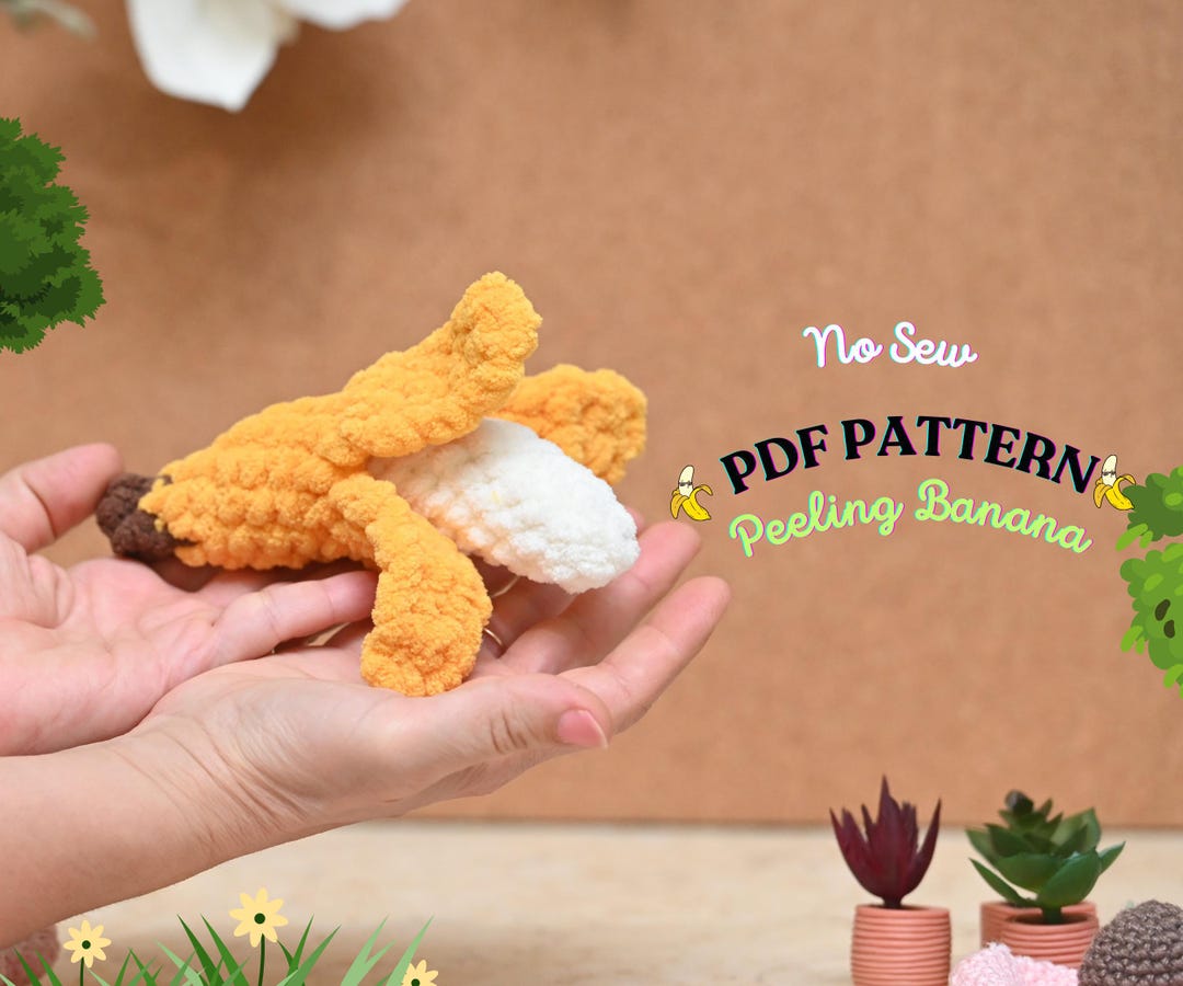 Banana Crochet Pattern No Sew, No Sew Amigurumi Crochet Patterns ...