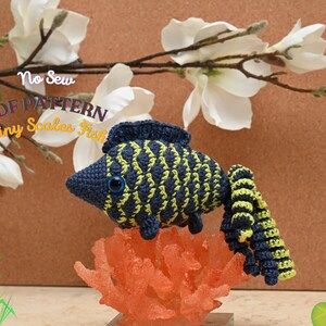 Shiny Scale Fish Crochet Pattern: No Sew Amigurumi (PDF Pattern) - Etsy
