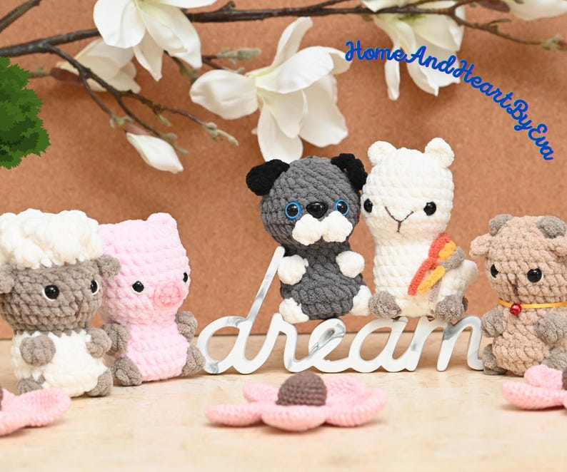 No Sew Farm Friends Crochet Pattern Bundle (PDF Patterns) - Etsy