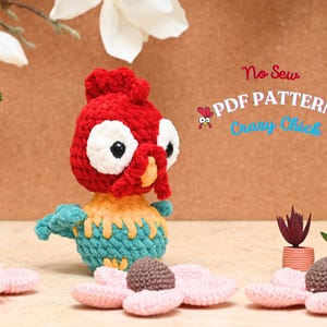 No Sew Crazy Chick Crochet Pattern | Beginner Amigurumi Plushie | PDF ...