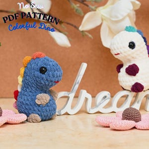 No Sew Dino Crochet Pattern: Amigurumi Plushie (PDF PATTERN) - Etsy