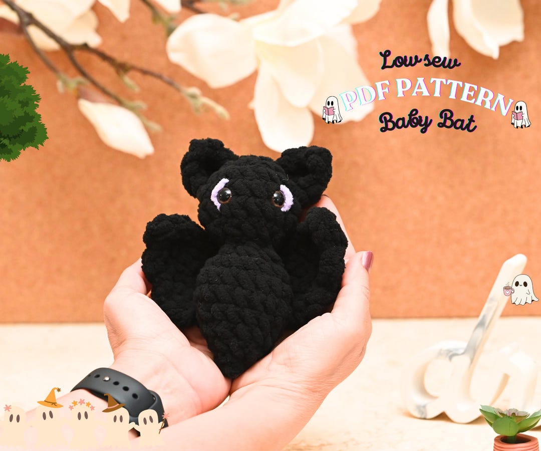 Bat Crochet Pattern, Halloween Crochet Patterns, Halloween Decor, Ghost ...