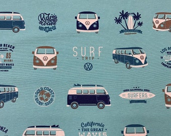 Vw Bus Fabric | Etsy