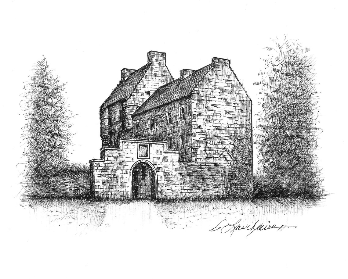 Outlander Lallybroch Castle - Etsy