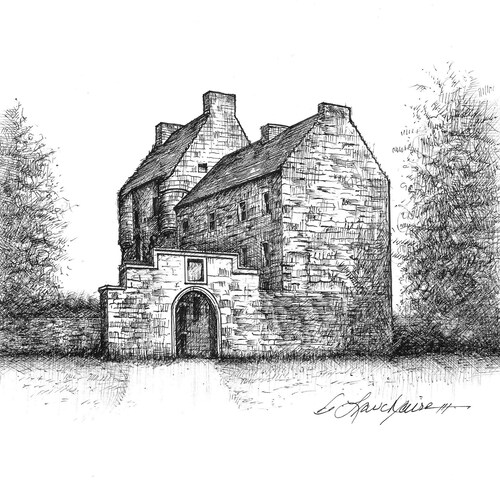 Outlander Lallybroch Castle - Etsy