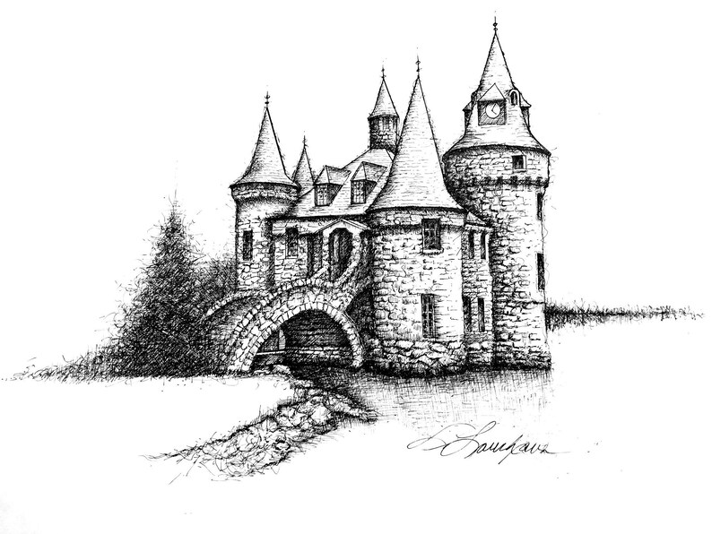 Boldt Castle 11" X 8.5" Print - Etsy