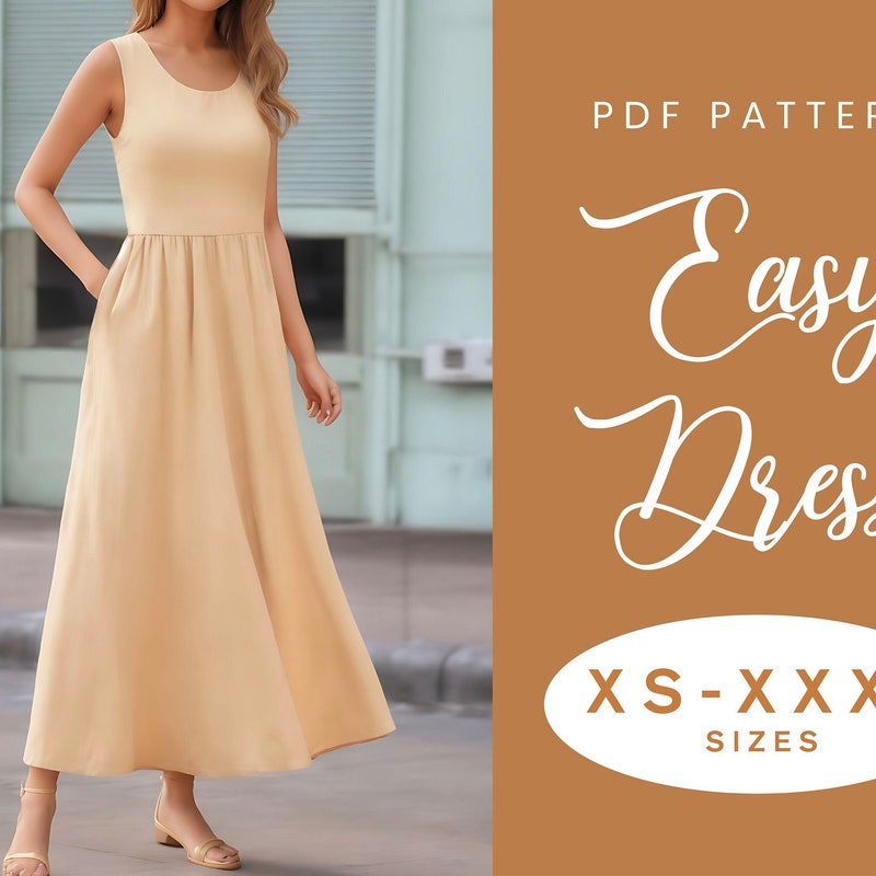 Pocket Dress Pattern - Etsy