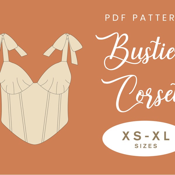 Bustier Pattern Pdf - Etsy UK