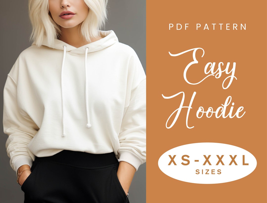 Women's Hoodie Sewing Pattern | XS-XXXL | Instant Download | Easy ...