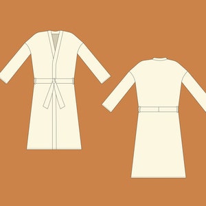 Robe Sewing Pattern | XS-XXXL | Instant Download | Easy Digital PDF ...
