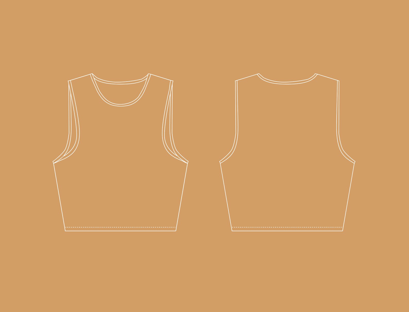Crop Tank Top Sewing Pattern XS-XL Instant Download Easy - Etsy UK