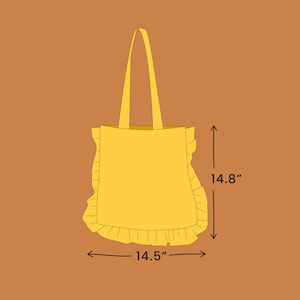 Ruffle Tote Bag Sewing Pattern | One Size | Instant Download | Easy Digital PDF | Women's ...