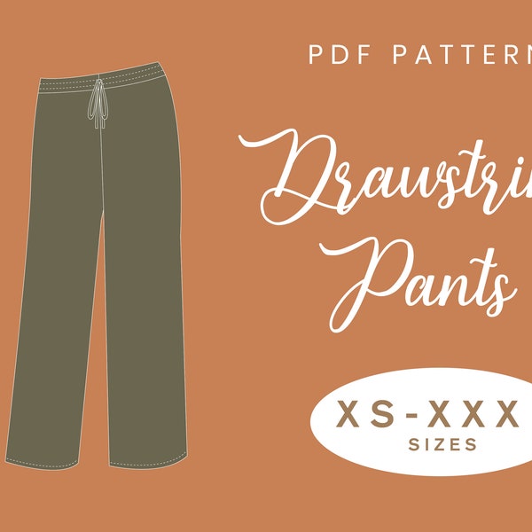 Mens Trouser Pattern - Etsy