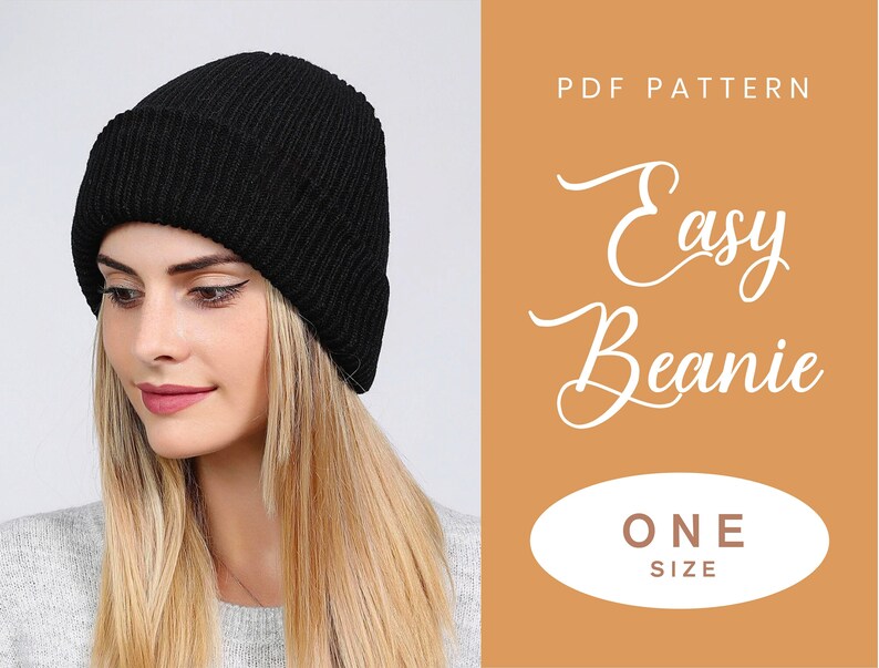 Beanie Sewing Pattern Instant Download Digital PDF - Etsy
