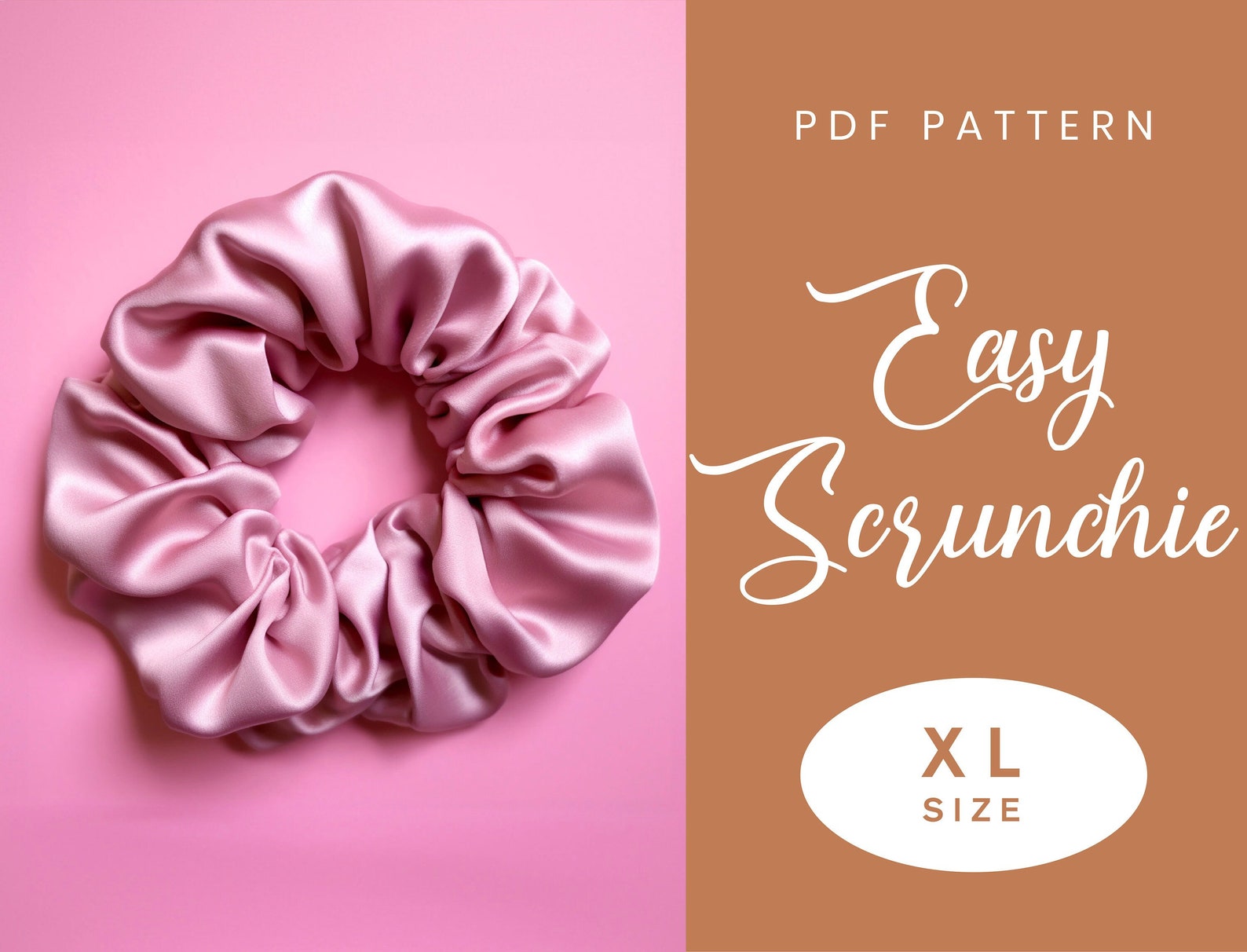 Scrunchie Sewing Pattern | Grande Style | Instant Download | Digital ...