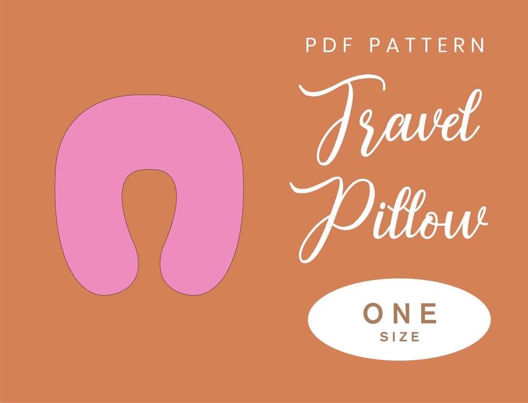 Travel Neck Pillow Sewing Pattern | Christmas Sewing Gift | Instant ...