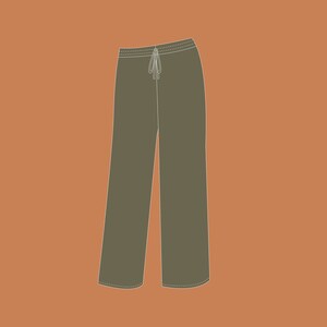 Drawstring Pant Sewing Pattern | XS-XXXL | Instant Download | Easy ...