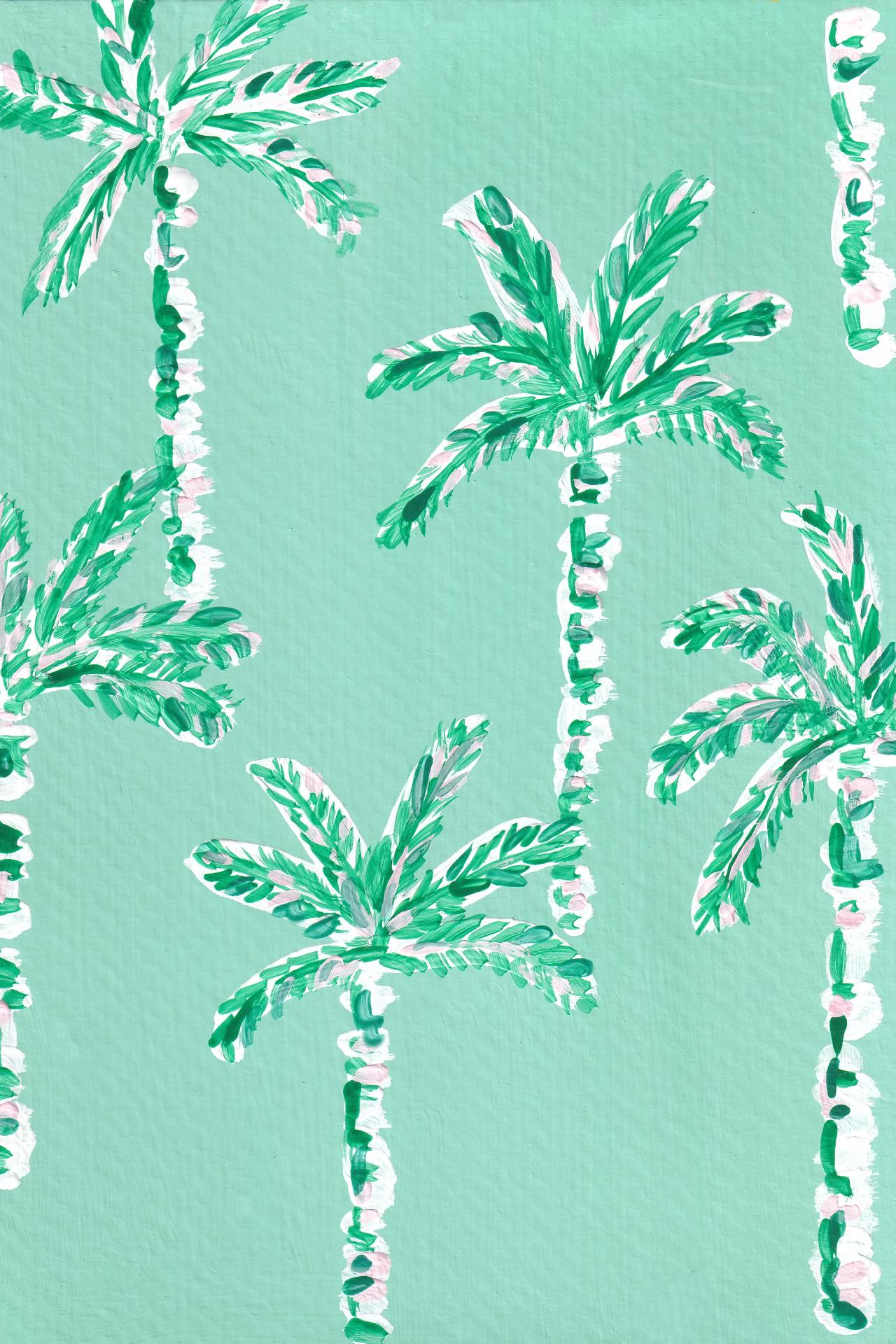 Colorful Palm Tree Downloadable Print - Etsy