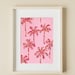 Colorful Palm Tree Downloadable Print - Etsy