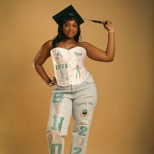 High School Senior Girls College Personalized Jeans School Graduation ...