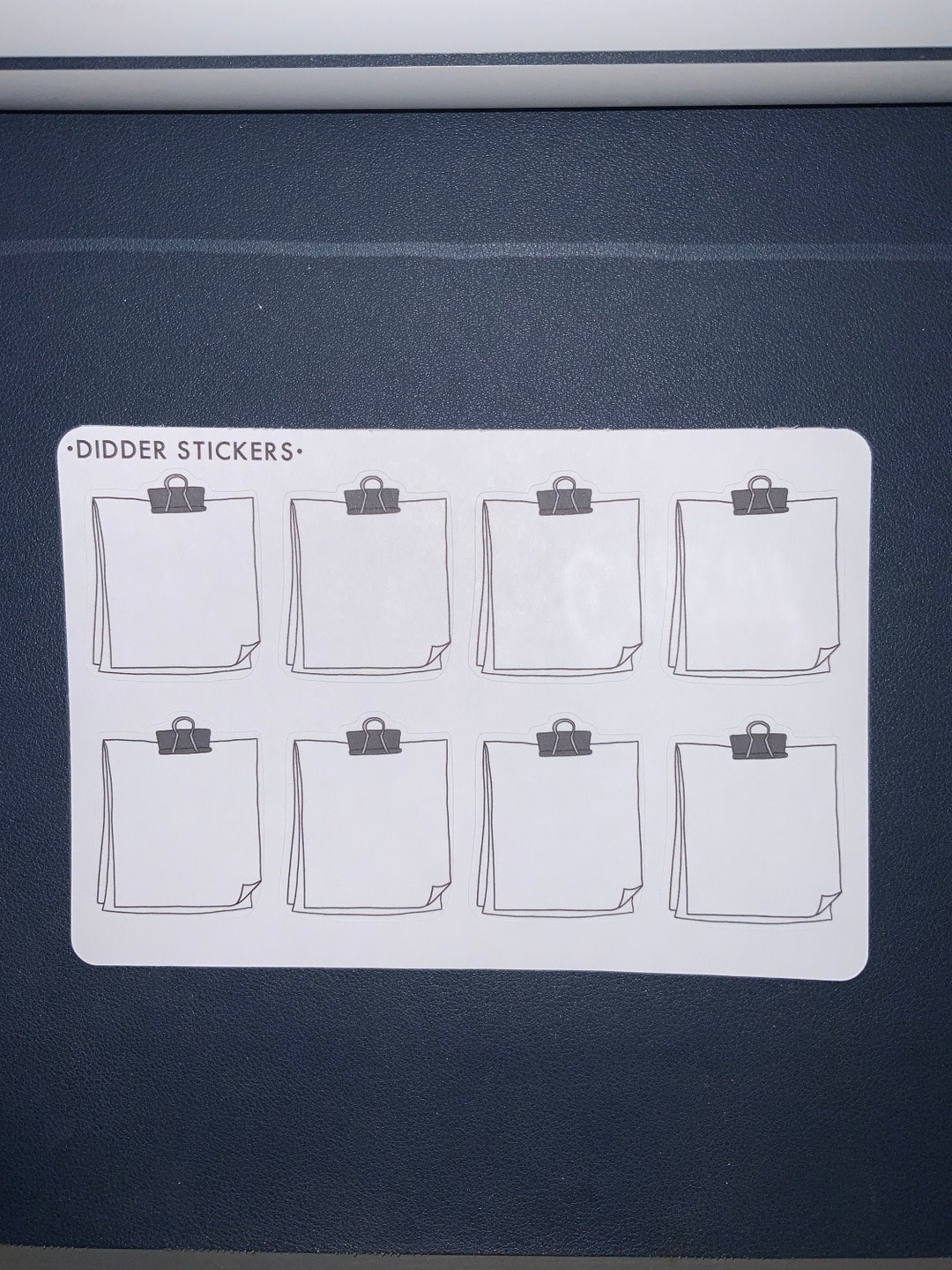 Notepad Sticker - Etsy