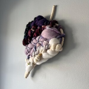 Leaf Weaving | Purple Woven Leaf | Leaf Wall Hanging | Leaves Wall Art ...