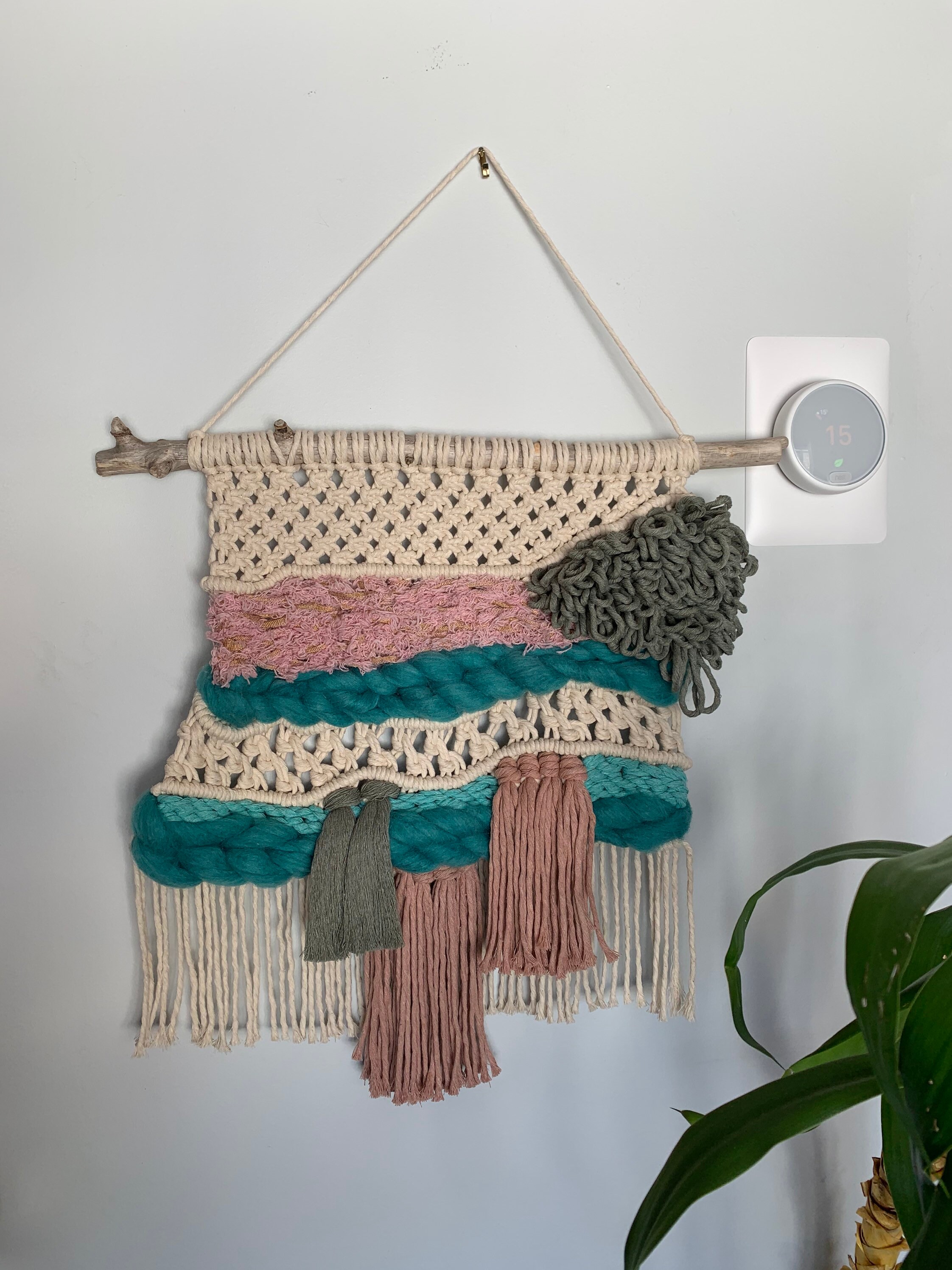 Medium Macraweave Weave Macrame Wall Hanging Boho Wall - Etsy