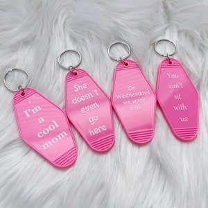 Retro Motel Keychain Mean Girls Movie Motel Keychains Vintage Keychains ...