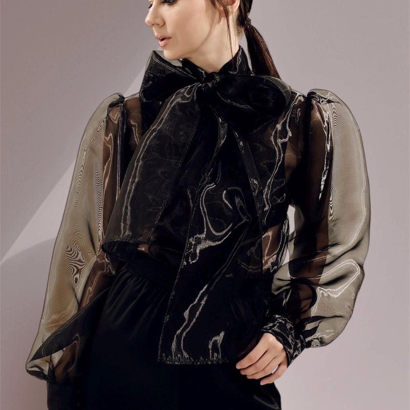 Gothic Blouse - Etsy