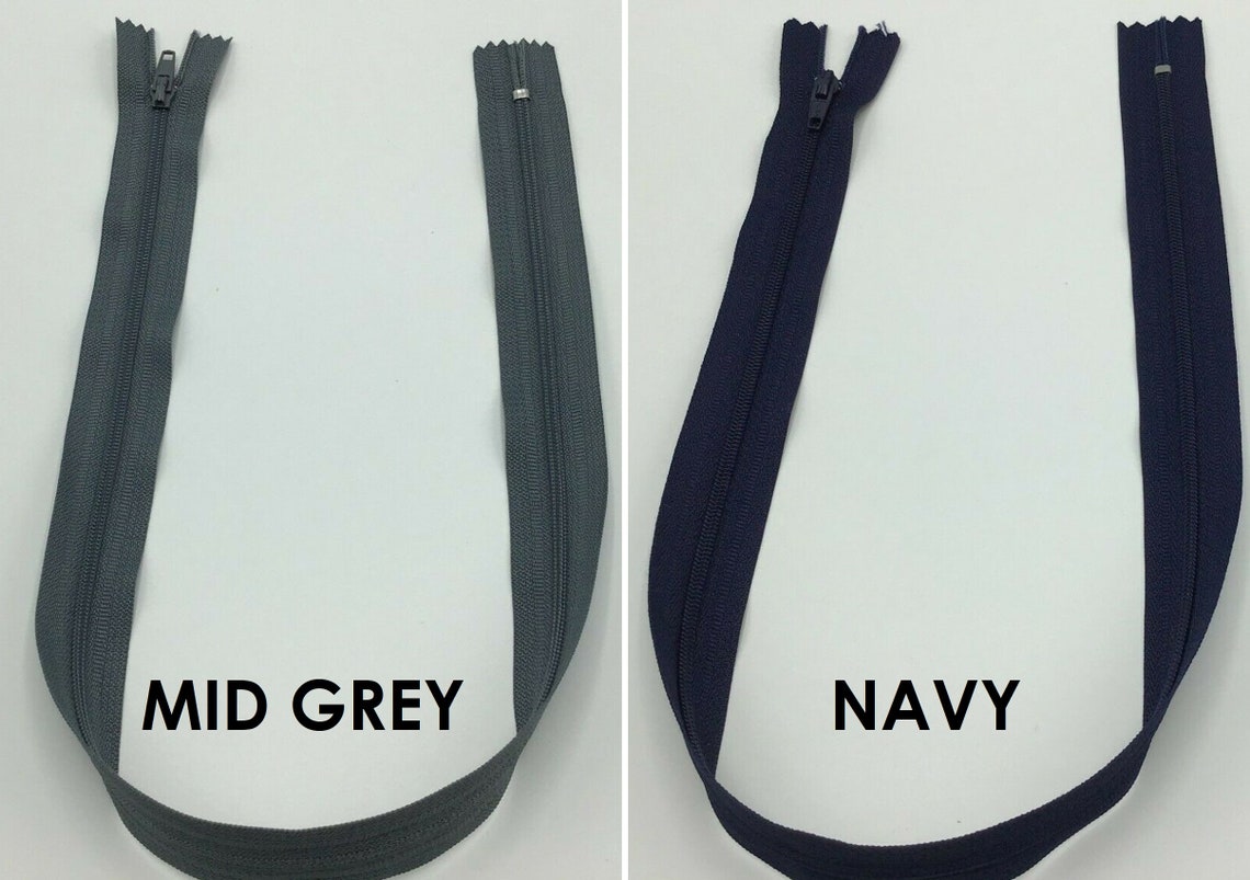 8 20cm Closed-end Nylon Dress Zips Clothes Sewing Zip - Etsy UK