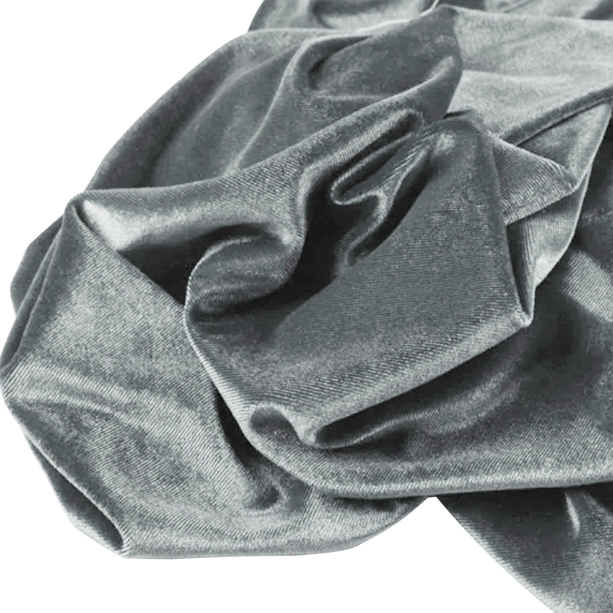 Silver/Grey Plain Velvet Fabric Premium Spandex 2-Way Stretch - Etsy 日本