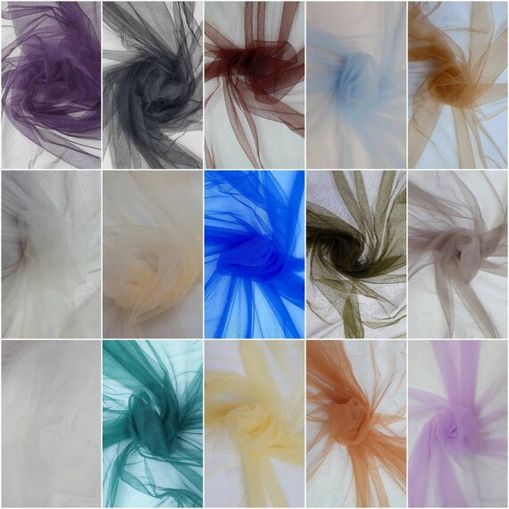 Soft Net Fabric 150cm Wide Tulle Mesh Bridal Veil Dress Gown - Etsy