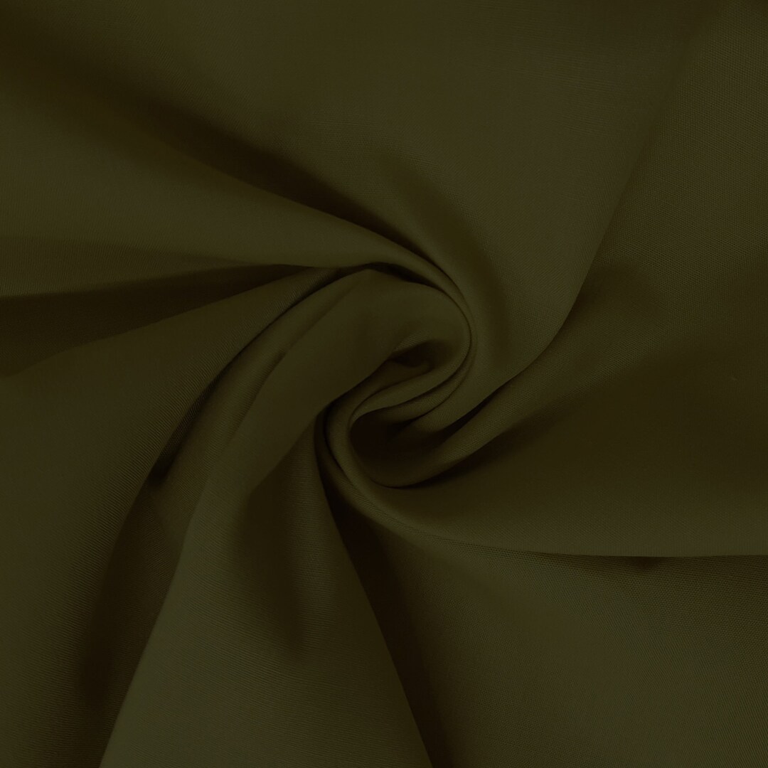 Gabardine BraunEr Baumwollstoff 100% Baumwolle Poplin Uni-Stoff zum ...