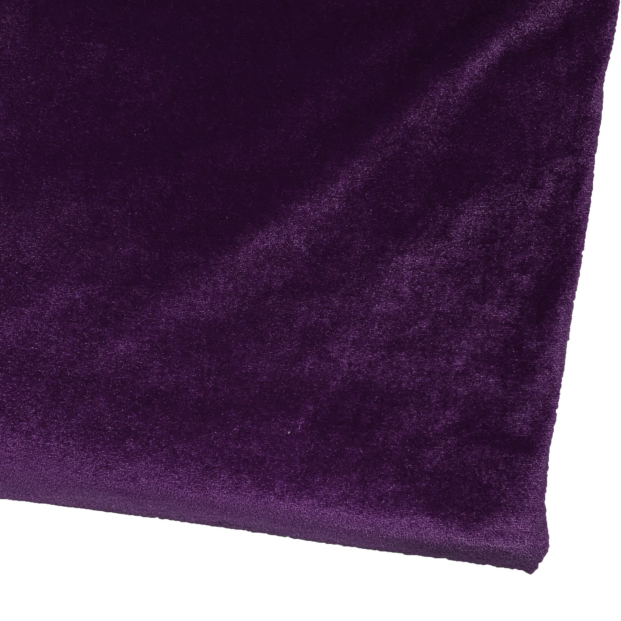 Soft Velvet Fabric Luxury Soft Touch Velour 60" Wide Plain Dyed Spandex ...