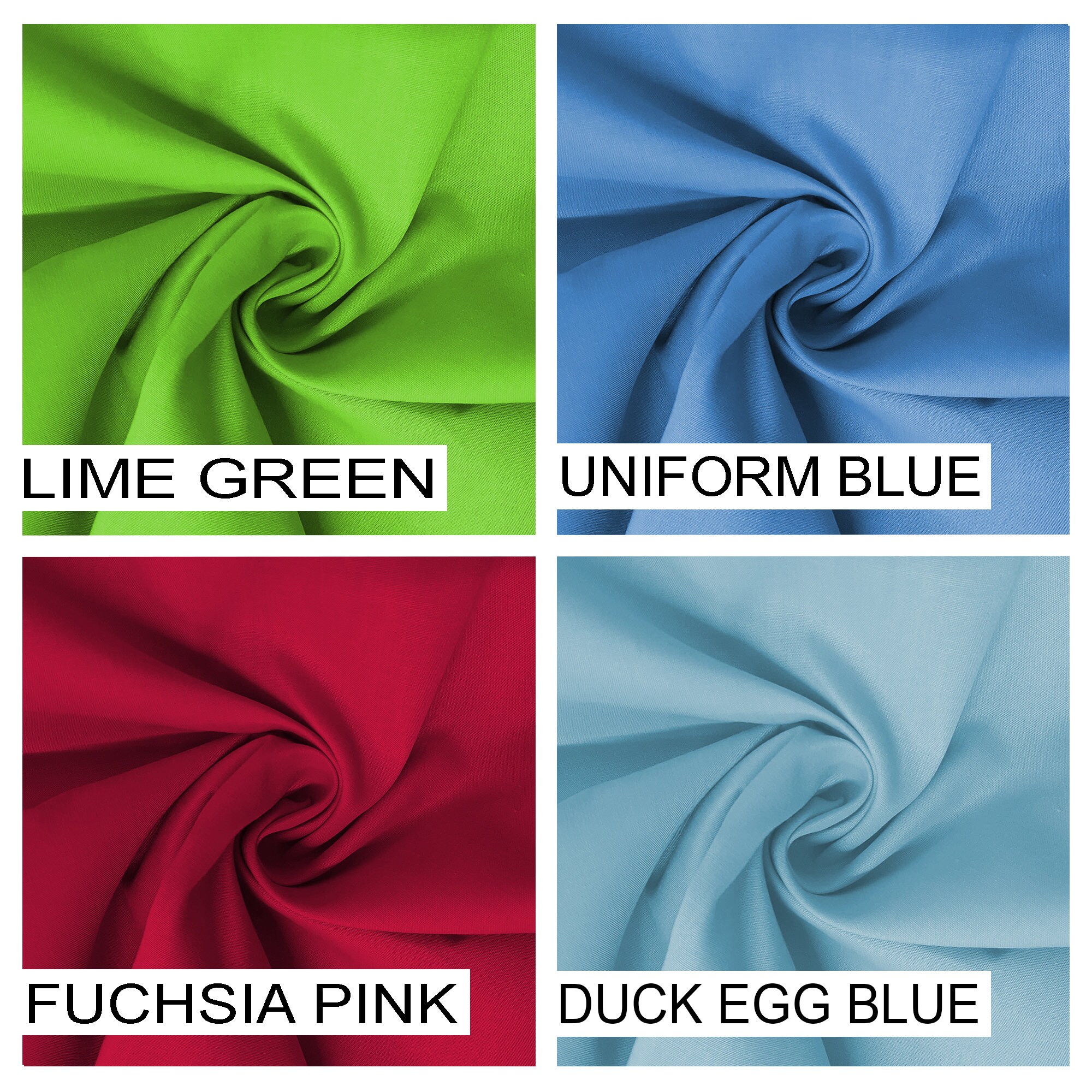 Plain Cotton Fabric 100% Cotton Poplin Dyed 45