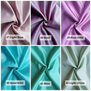 Dull Duchess Satin Fabric Premium Quality Smooth Dress Material 60 ...