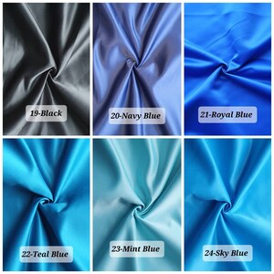 Dull Duchess Satin Fabric Premium Quality Smooth Dress Material 60 150 ...