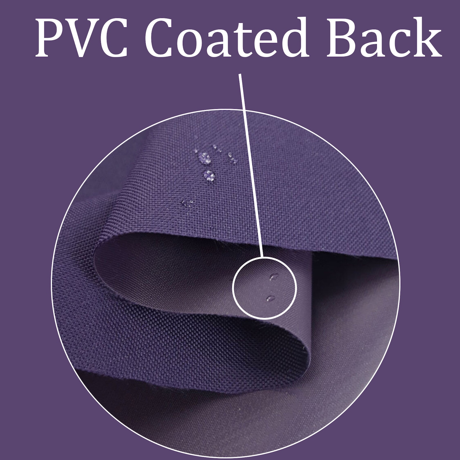 Royal Blue Canvas Water-repellant Fabric Reverse Side Pu Soft Coated 59 ...