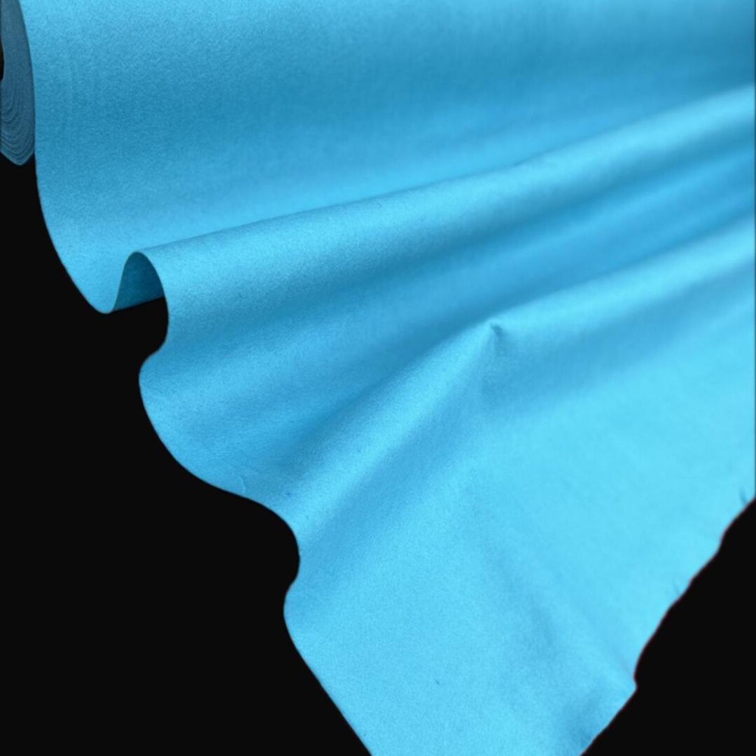 Kingfisher Blue Felt Fabric 60 150cms Extra Wide 1mm Thick for School ...
