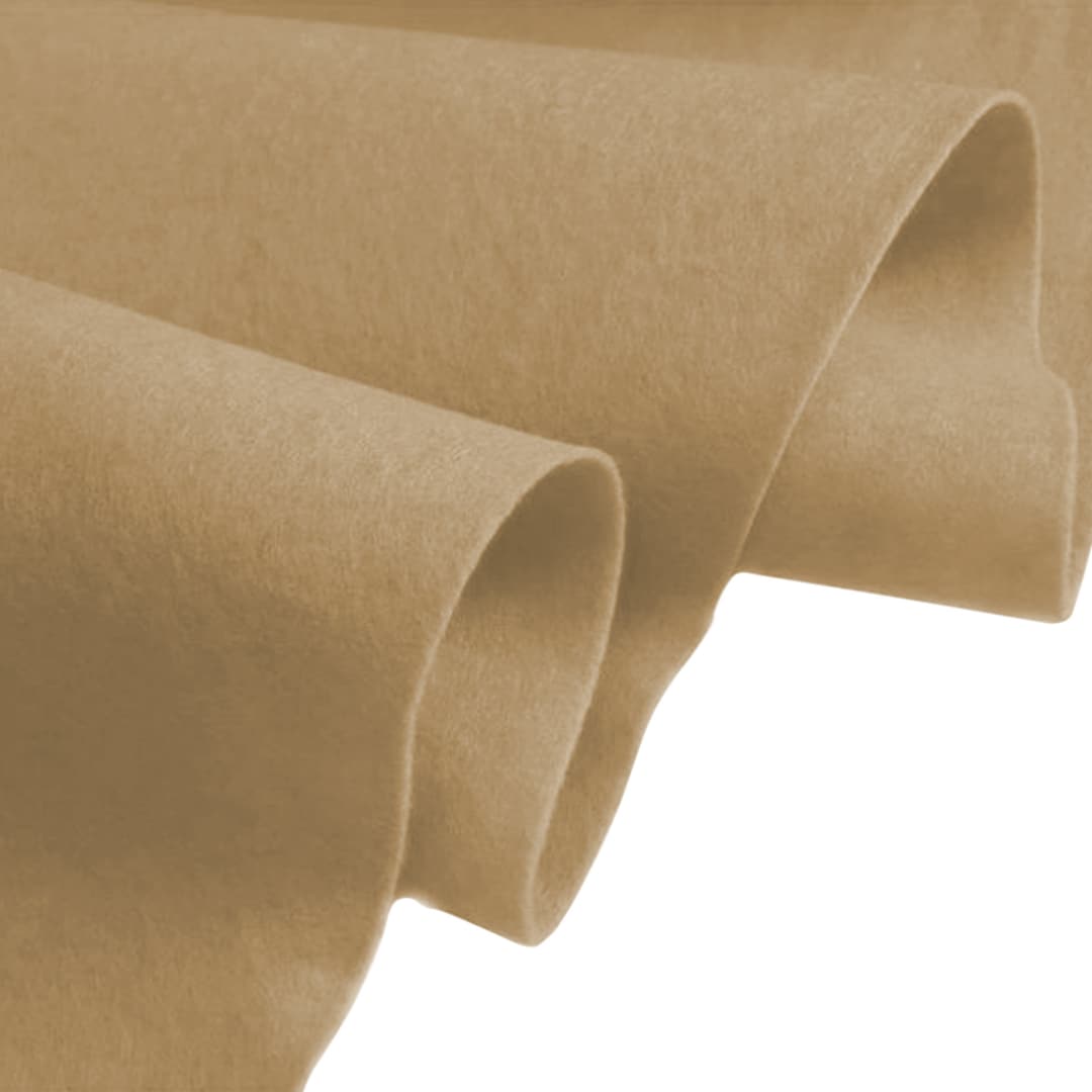 Beige Felt Fabric 60" (150cms) Extra Wide 1mm Thick for School Projects ...