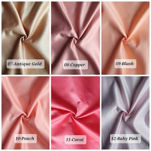 Dull Duchess Satin Fabric Premium Quality Smooth Dress Material 60 150 ...