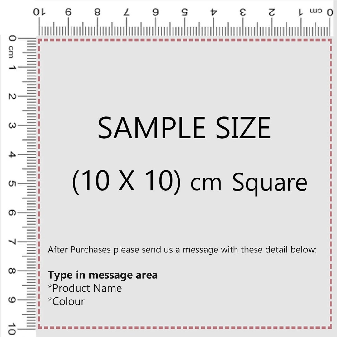 Fabric Sample 10 X 10 Cms Square Piece - Etsy