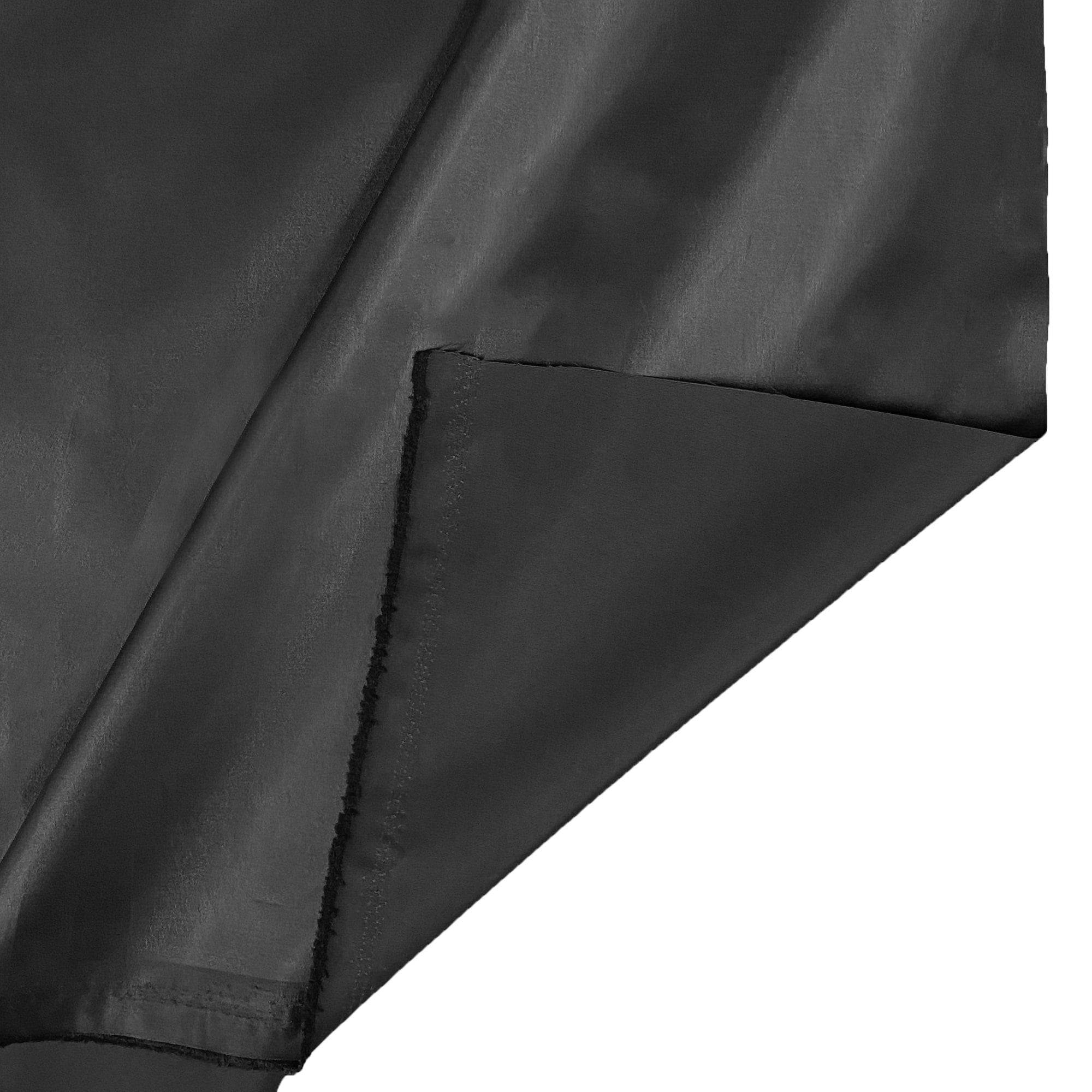 Black Waterproof Fabric Polyurethane Coated 60" Width Polyester Outdoor ...