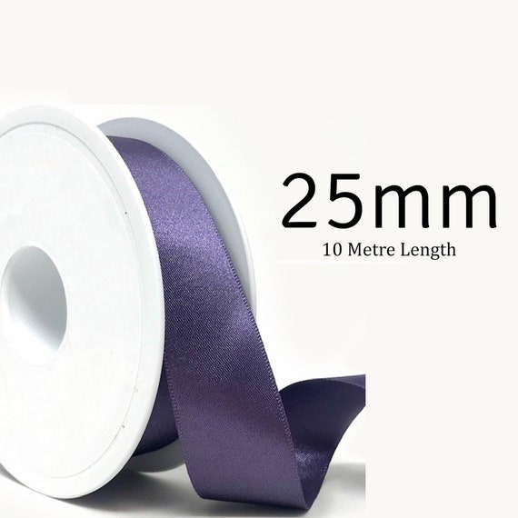 25mm Double Sided Satin Fabric Ribbon for Bows Crafts Gifts Party Wedding Etsy Ireland