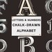 Chalk-drawn Alphabet Bundle, Chalk-drawn Letters & Numbers Transparent ...