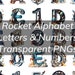 Camping Alphabet Letters Bundle, Camping PNG Letters, Numbers, Camping ...