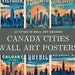 Canada City Posters Bundle - Toronto, Vancouver, Montreal, Calgary ...