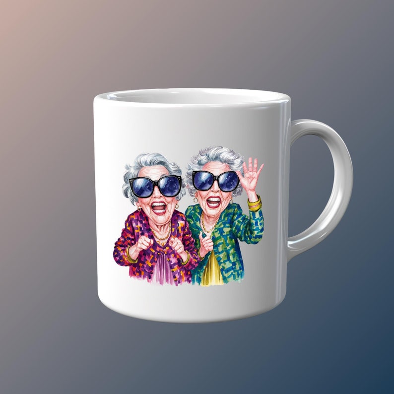 50+ Crazy Old Lady PNG Clipart Bundle Colorful Quirky Old Lady Designs ...