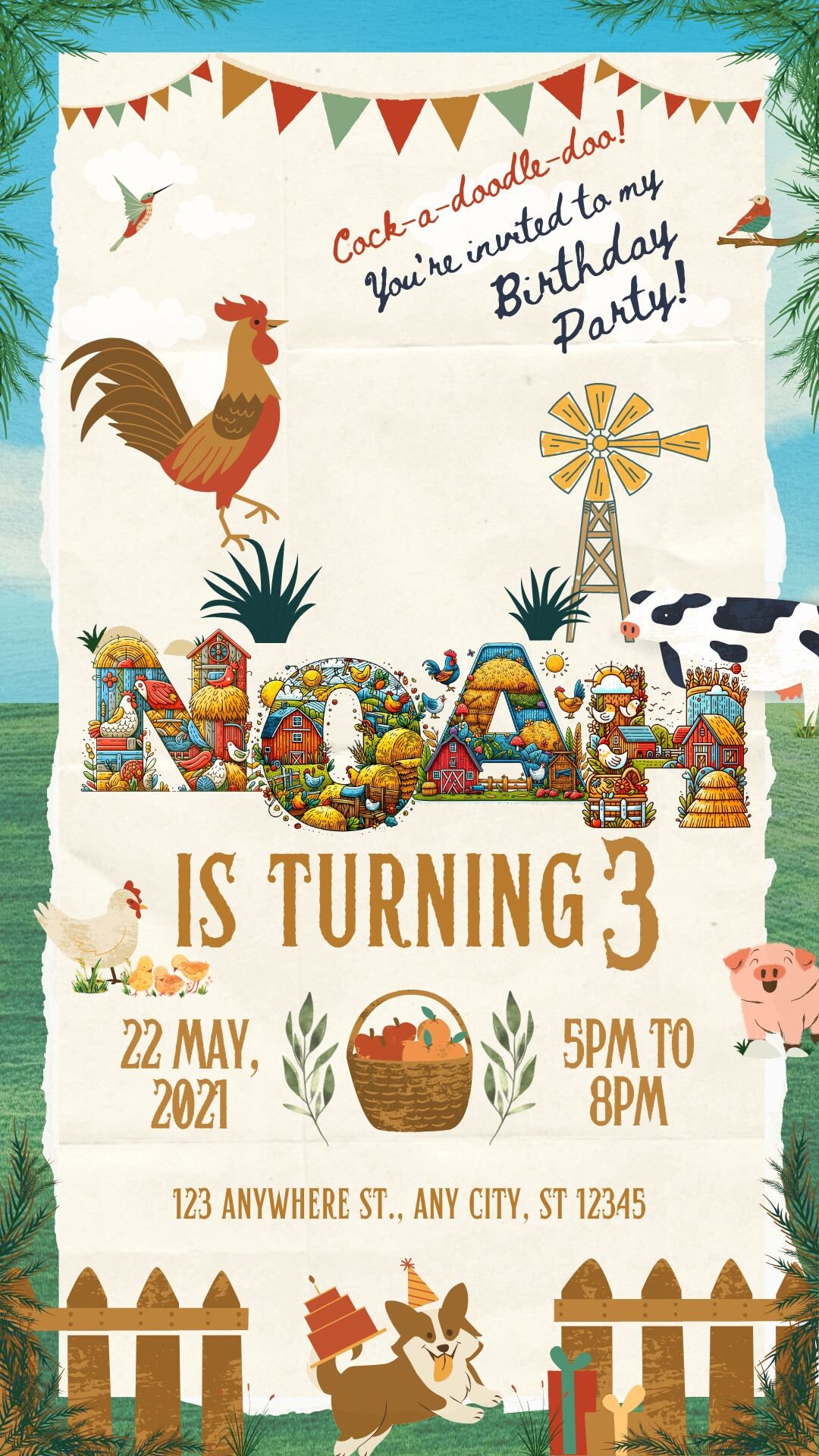 Farm Cottagecore Doodle Alphabet Letters Bundle, Cottagecore PNG ...