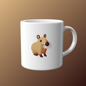 50+ Faux Embroidered Capybara Clipart Bundle, Hi Res Transparent PNG ...